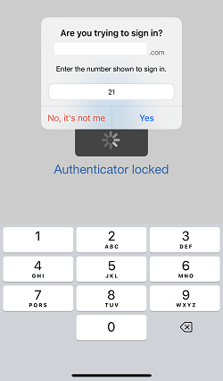 Microsoft Azure AD Authenticator Push and OTP